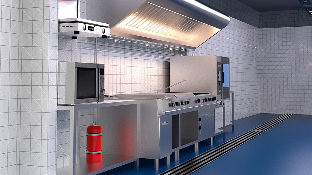 KITCHENS Automatic Fire Suppression systems for by protecfire
